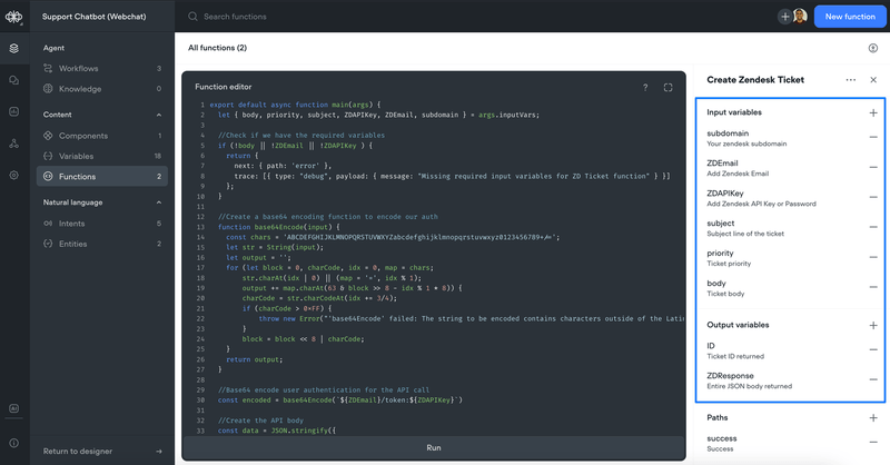 Functions | Voiceflow